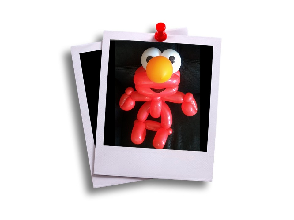 造型氣球—Elmo | Ann's Note